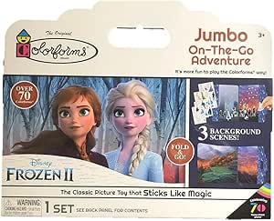 Amazon.com: Colorforms Brand Colorforms Jumbo On The Go Frozen 2 ...