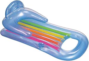 Amazon.com: MWShop Lay Down Floaties Adults Inflatable Lounge, 63" X 33 ...