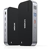 Amazon.com: MOKiN Laptop Docking Station,16 in 1 Docking Station USB C ...