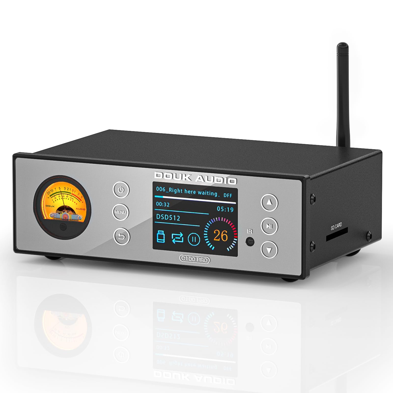 Douk Audio C100 PRO Mini Hi-Res Bluetooth Music Streamer Digital Audio ...