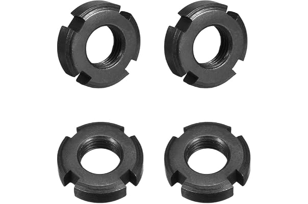 Nuts Slotted Drive Metric 5 pcs Shaft Ring Nuts DIN 1804 Steel M22-1.5 ...