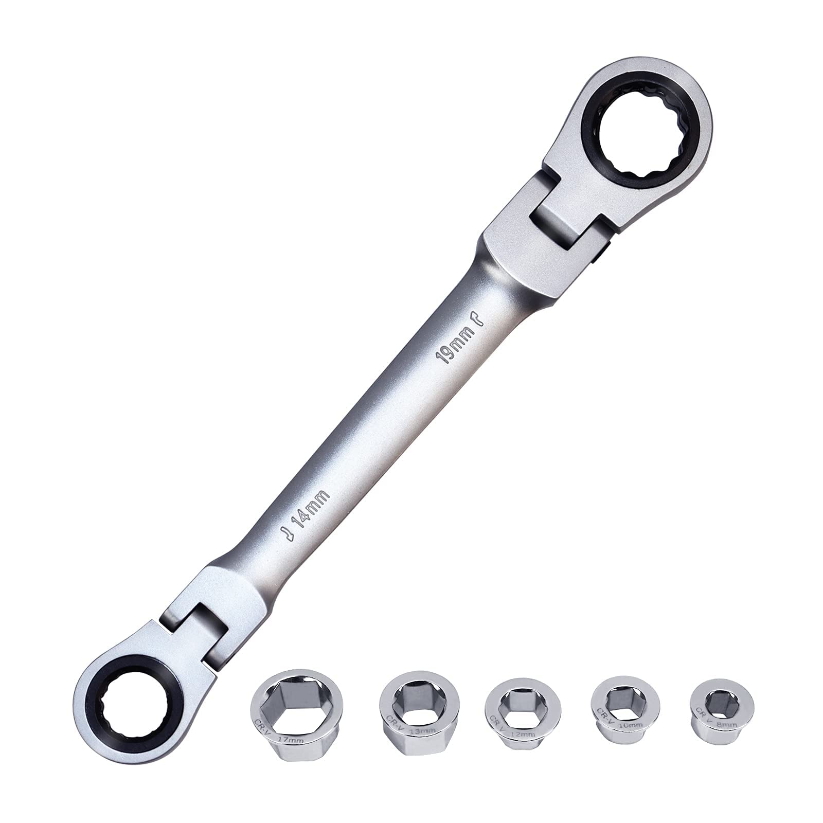 Mua LOSCHEN 180°Flex-Head Ratcheting Combination Wrench Set 7-in-1 ...