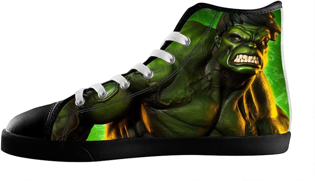 Shukurat(TM) Men's Red Hulk Green Hulk Avengers Marvel Shoes Black high ...