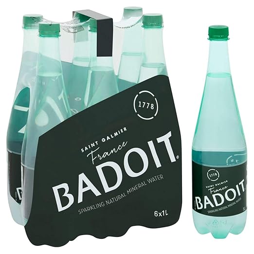 From France Badoit Naturally Sparkling Mineral Water 1 Litr Pack of 6 ...