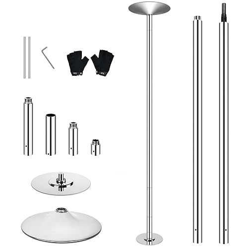 WeValor Spinning Dance Pole Kit, Portable Dancing for Beginner and ...