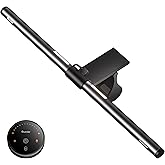 Quntis Monitor Light Bar with Remote, Eye-Care No Glare, Space Saving ...