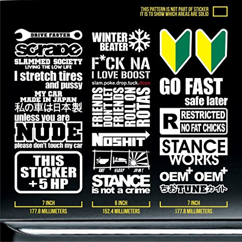 Compare Price: tuner decals - on StatementsLtd.com