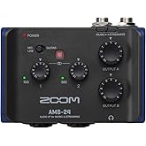 Amazon.com: Zoom AMS-44 USB Audio Interface, 4 Inputs, 4 Outputs, Loopback, Direct Monitoring ...