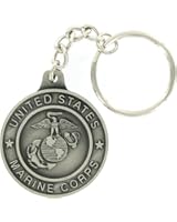 EEC, Inc. US Marine Corps Logo Keychain Patriotic Key Ring Military ...