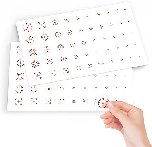 100PCS No Scope Aim Assist Stickers – Static Cling Crosshair Decals for ...
