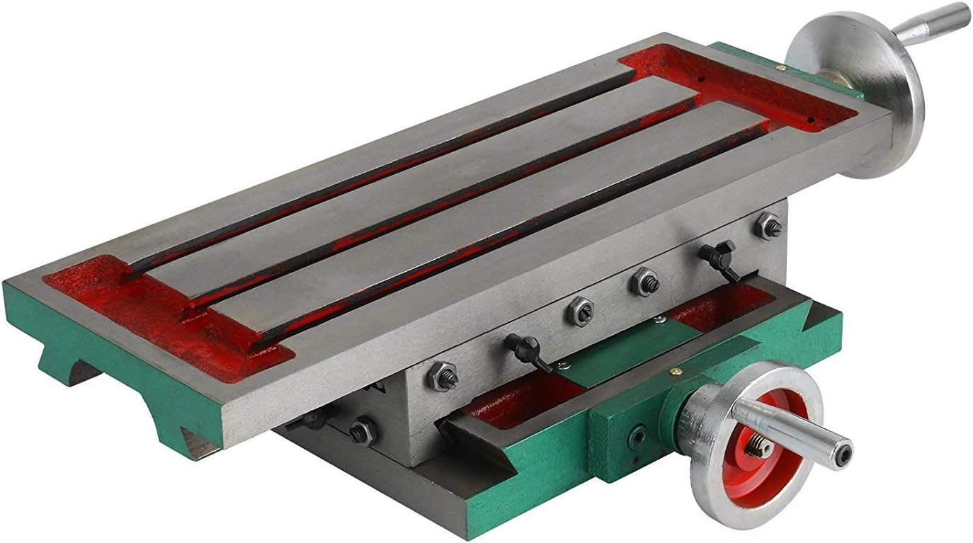 Hopopular Milling Table 17.7 X 6.7 Inch Compound Slide Milling Cross ...