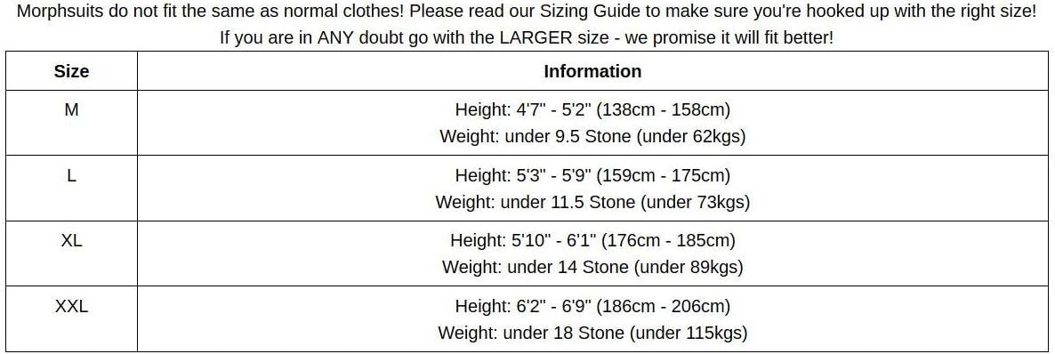 Morphsuit Original Fancy Dress Costume, Blue, M – BigaMart