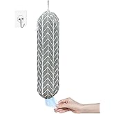 Amazon.com: 2 Pcs Plastic Bag Holder, Wall Mount Plastic Bag Organizer ...