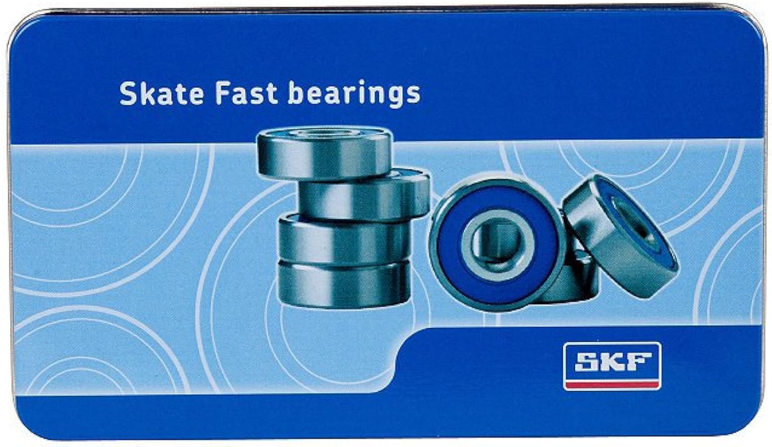SKF Skate Fast - Skateboard Bearings Kugellager + 4 Spacer + 1 Sticker ...