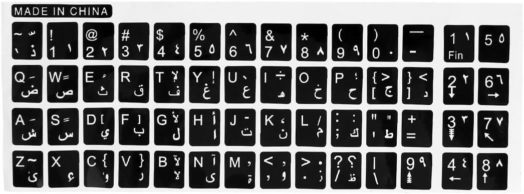 BELGIAN full set AZERTY Keyboard Stickers for Notebooks: Amazon.co.uk ...
