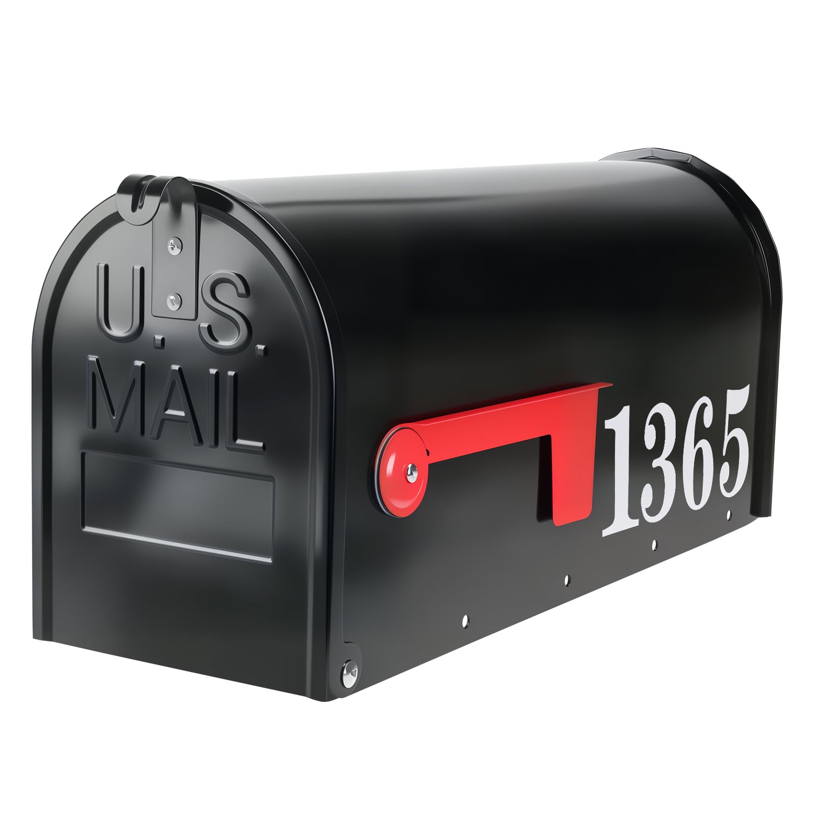 Zinovo Metal Post Mount Mailboxes for Outside,Galvanized Steel ...