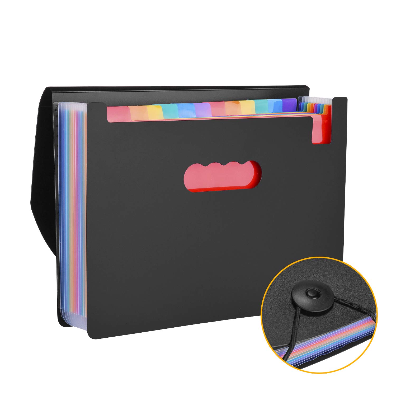 Cartella Portadocumenti Espandibile con 12 Tasche, Organizzatore di ...