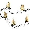 Amazon.com: Kurt Adler 15-Light Triple Candle Light Set with Ivory ...