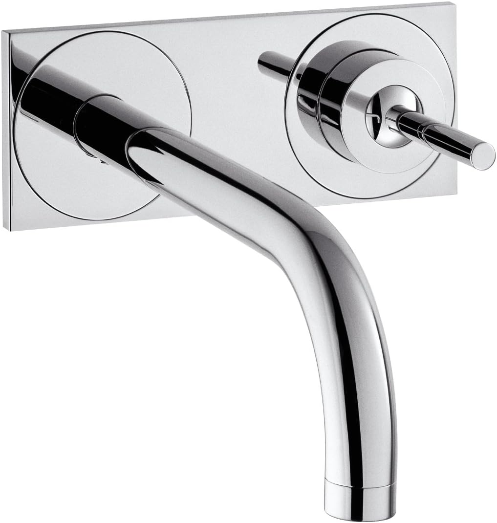 AXOR 38115000 Uno Wall-Mounted Basin Tap with 22.5 cm spout Mixer ...