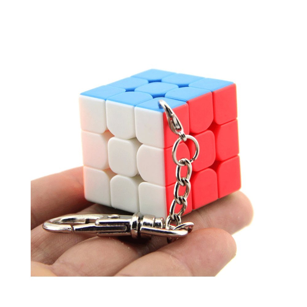 Moyu 3x3 Mini Cube Keychain Smooth Cube Pendant Children Puzzle Gift ...