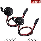 Amazon.com: muyimu SAE Power Socket Sidewall Port Connector Extension 16AWG Cable, 2 Pin SAE to ...