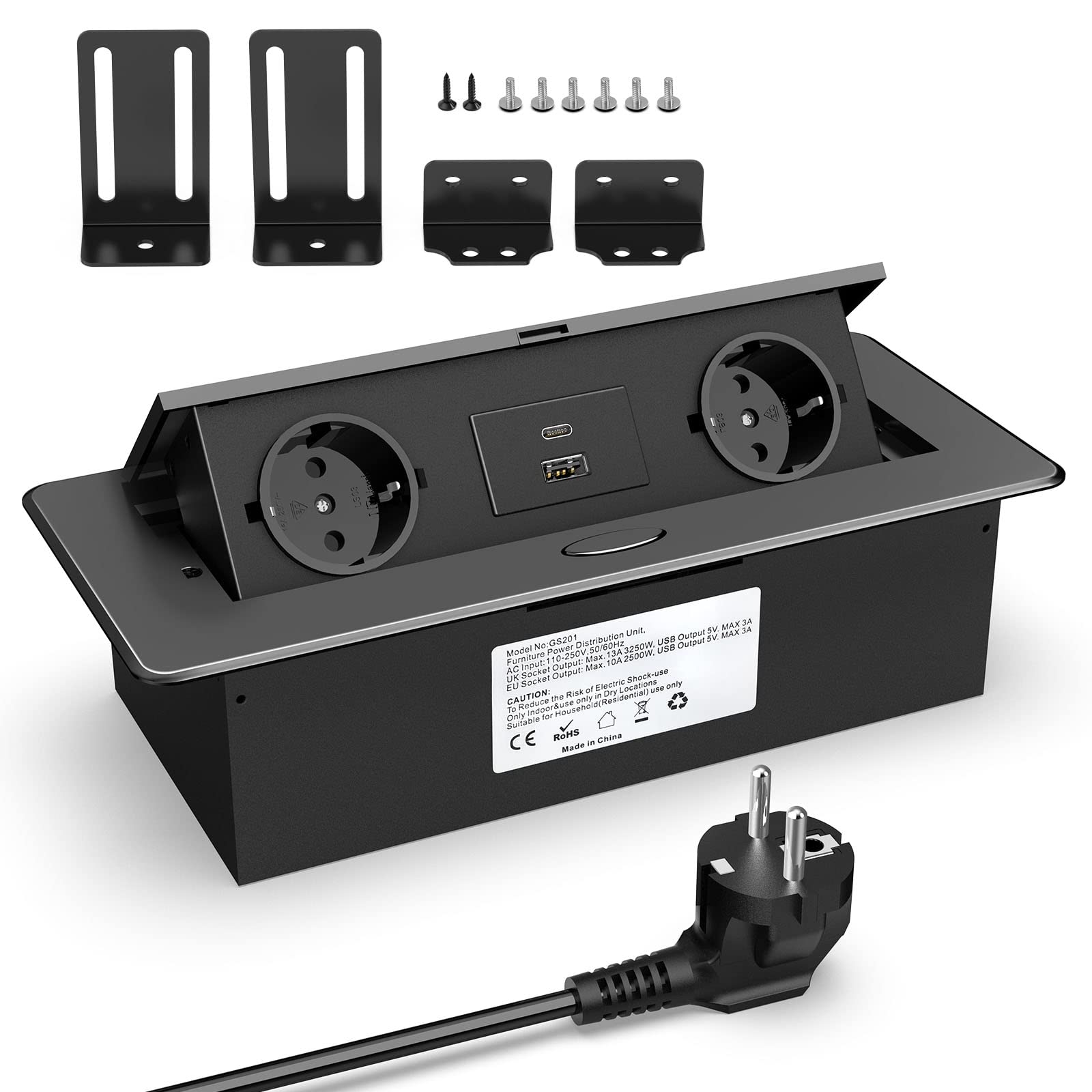 Mua Retractable Power Strip, Table Socket, USB C PD20W, Aluminium Built ...