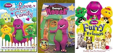 Amazon.com: Barney Triple Feature: We Love our Family / Come on Over To ...
