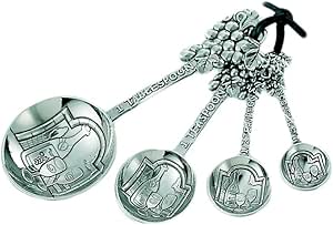 Amazon.com: Ganz 4-Piece Measuring Spoons Set, Grapes: Ganz Metal ...