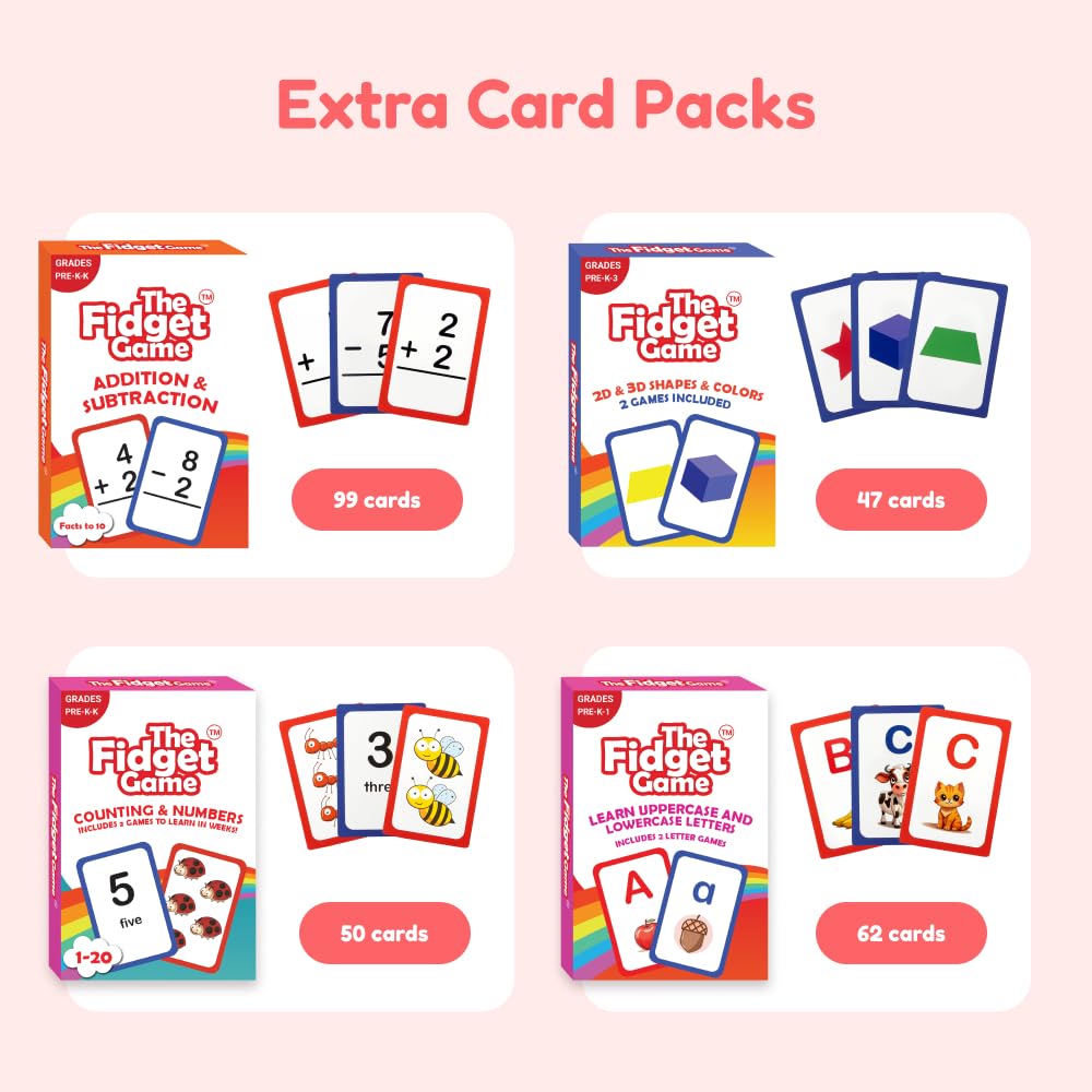 Mua THE FIDGET GAME Kindergarten Learning Bundle - Flashcards and Pop ...