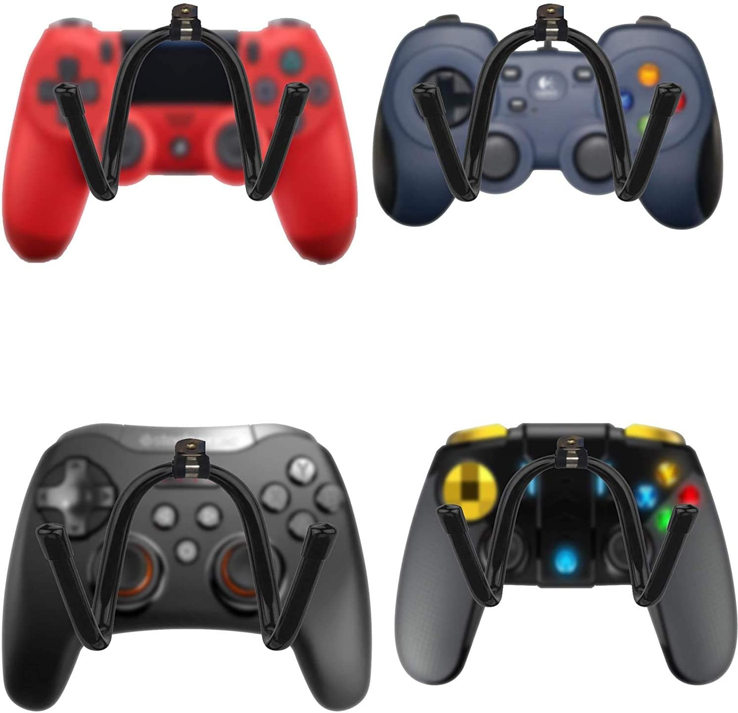 Game Controller Wall Mount Stand Holder Organizer Wall Rack Wall Mount ...