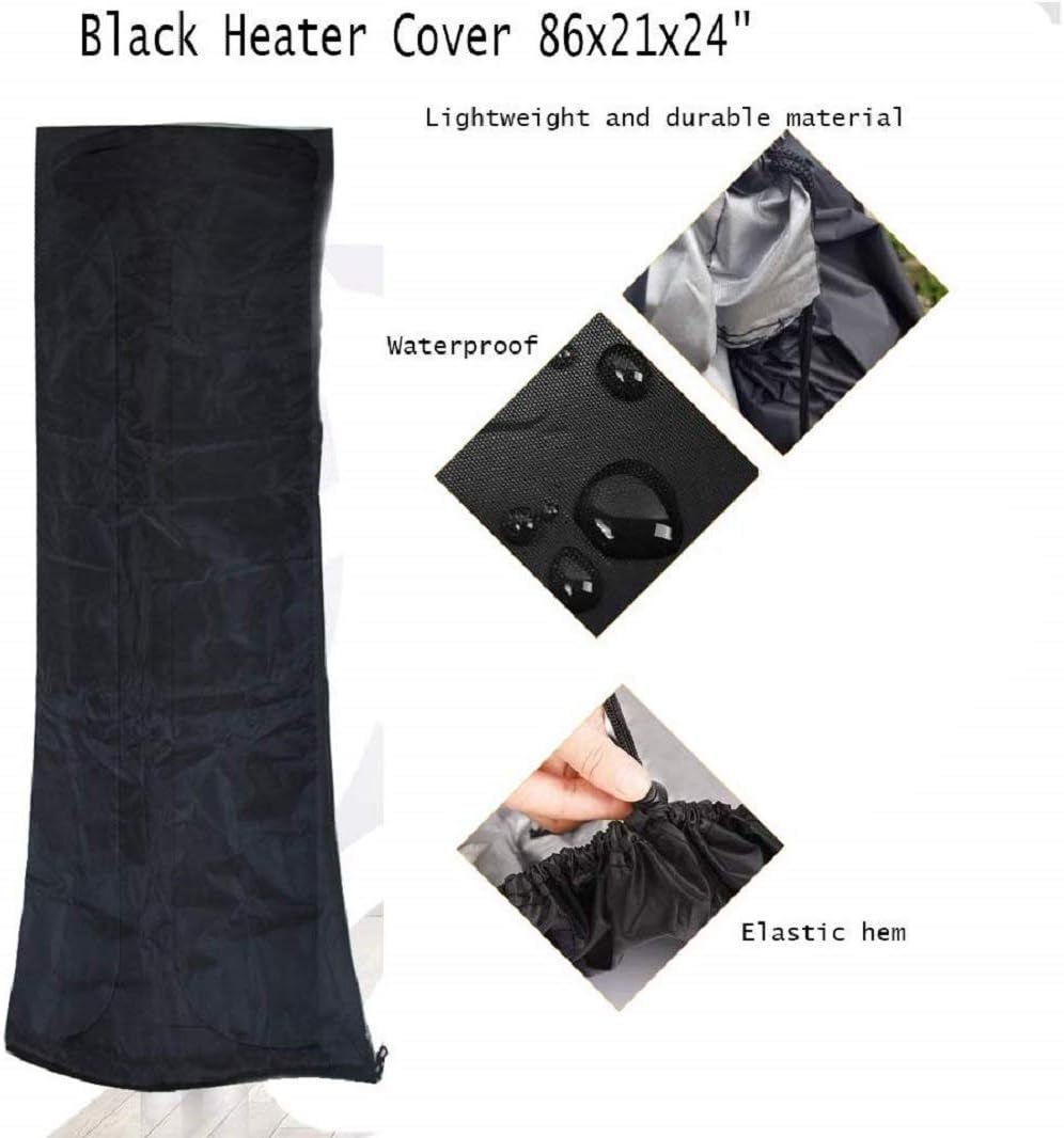 ELR Patio Heater Cover Heavy Duty Waterproof Veranda Covers for Pyramid ...