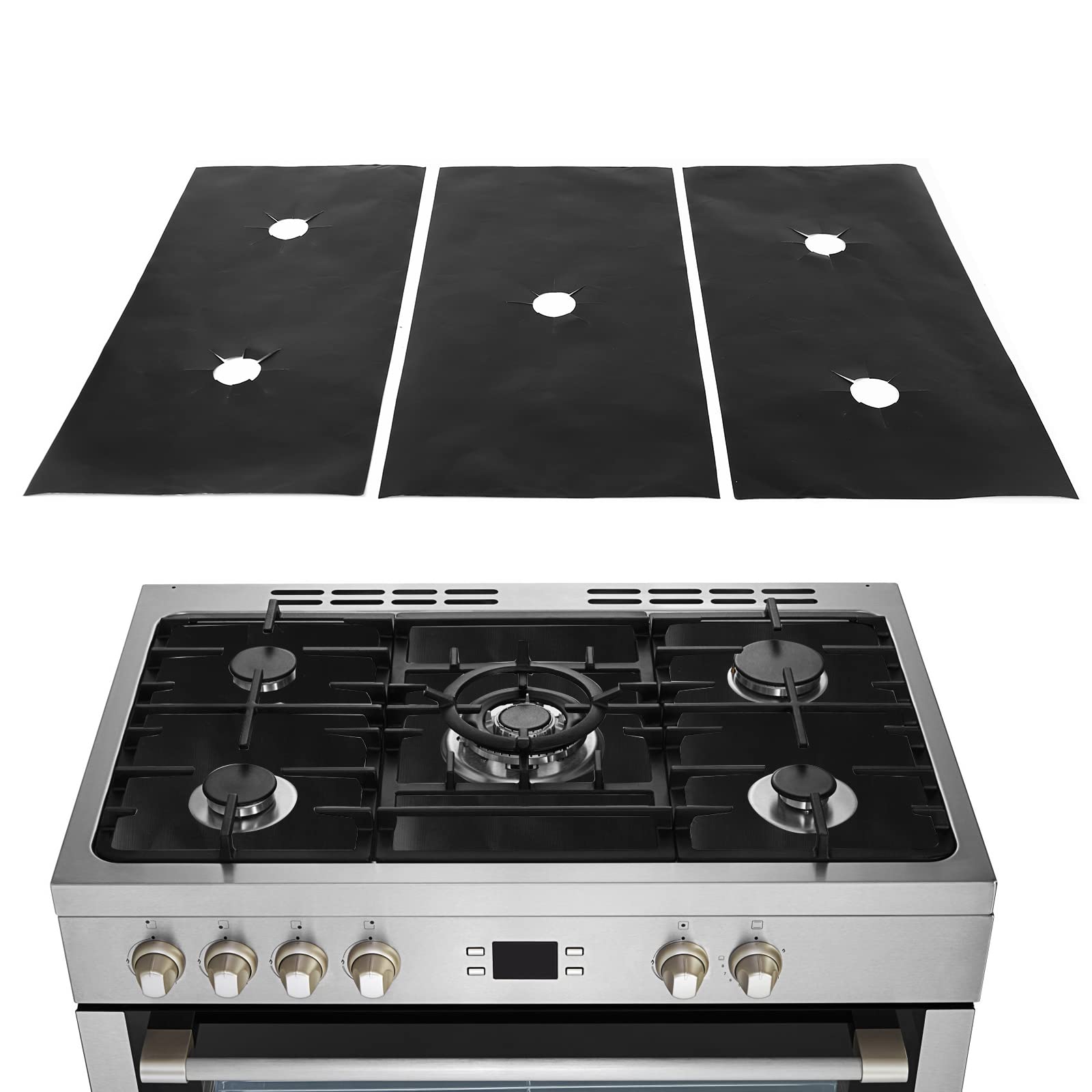 Stove Covers for Gas Stove Top 5 Burner, High Temperature And Oil ...