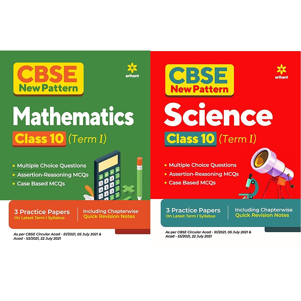 CBSE New Pattern Mathematics With Science Class 10 For 2021 22 Exam 