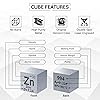 Zinc Cube - Metal Element Cubes - Laser Engraved Density Cube Set for a ...