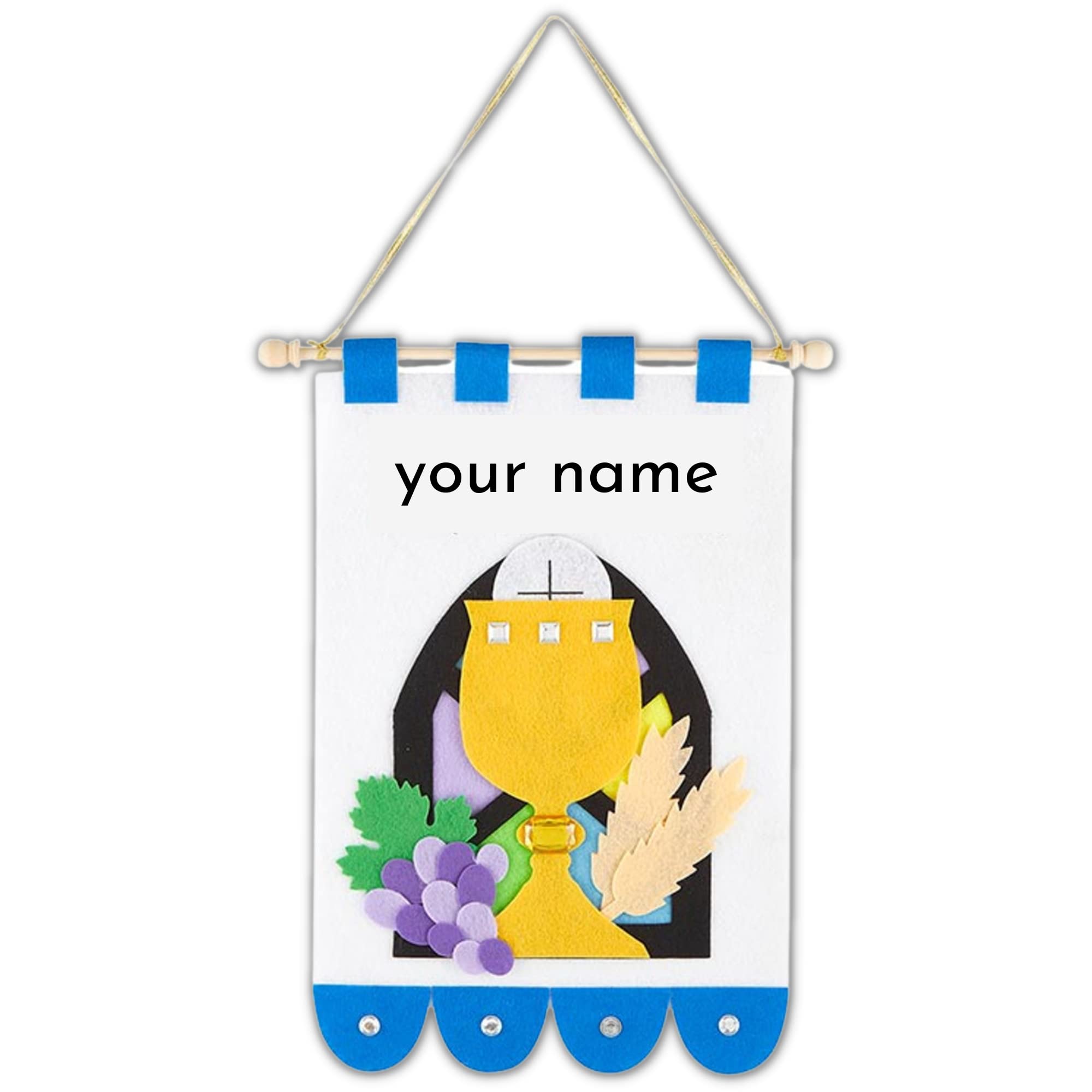 My First Communion Banner Kit, Catholic DIY Craft for Girls and Boys ...