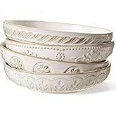 Amazon.com | Artena Pasta Bowls, 50oz Large Salad Serving Bowls, 9.75 ...