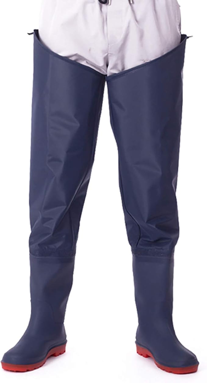 CXYY Anglerhose Wasserdicht Mit Stiefel, Halblange Wasserhose ...