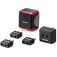 Amazon.com: Samsonite Converter/Adapter Kit with Pouch, Black/Red, One ...