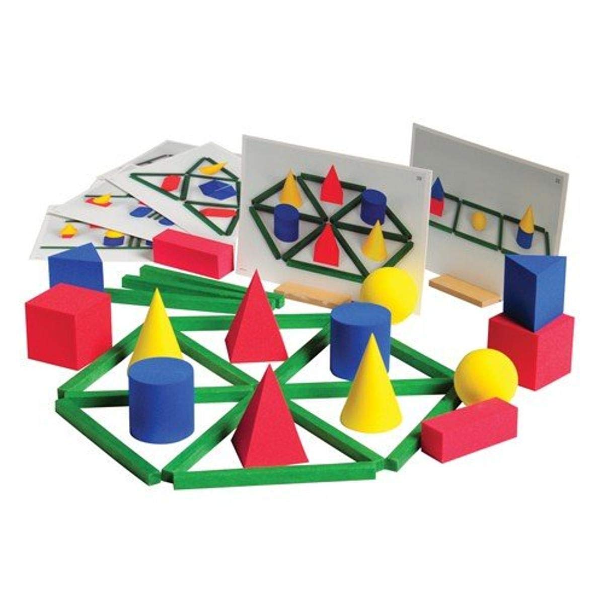 Amazon.com: Constructive Playthings AKO-523 3-D Shapes/Spatial Sense ...