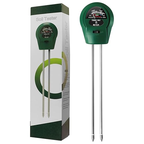 HuiFaCai Soil Tester Moisture,3-in-1 Soil Moisture Meter, Plant Water ...