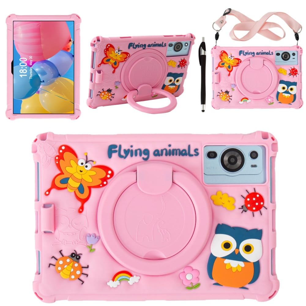 10.1 inch Android Tablet Case for ROWT A10?Cute 3D Cartoon Universal ...