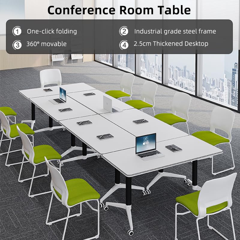 Conference Table, Folding Conference Room Tables With Flip-Top Design ...
