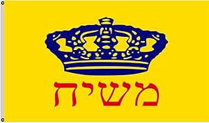 Amazon.com : Fyon an Version of The Chabad-Lubavitch Mashiach Flag ...