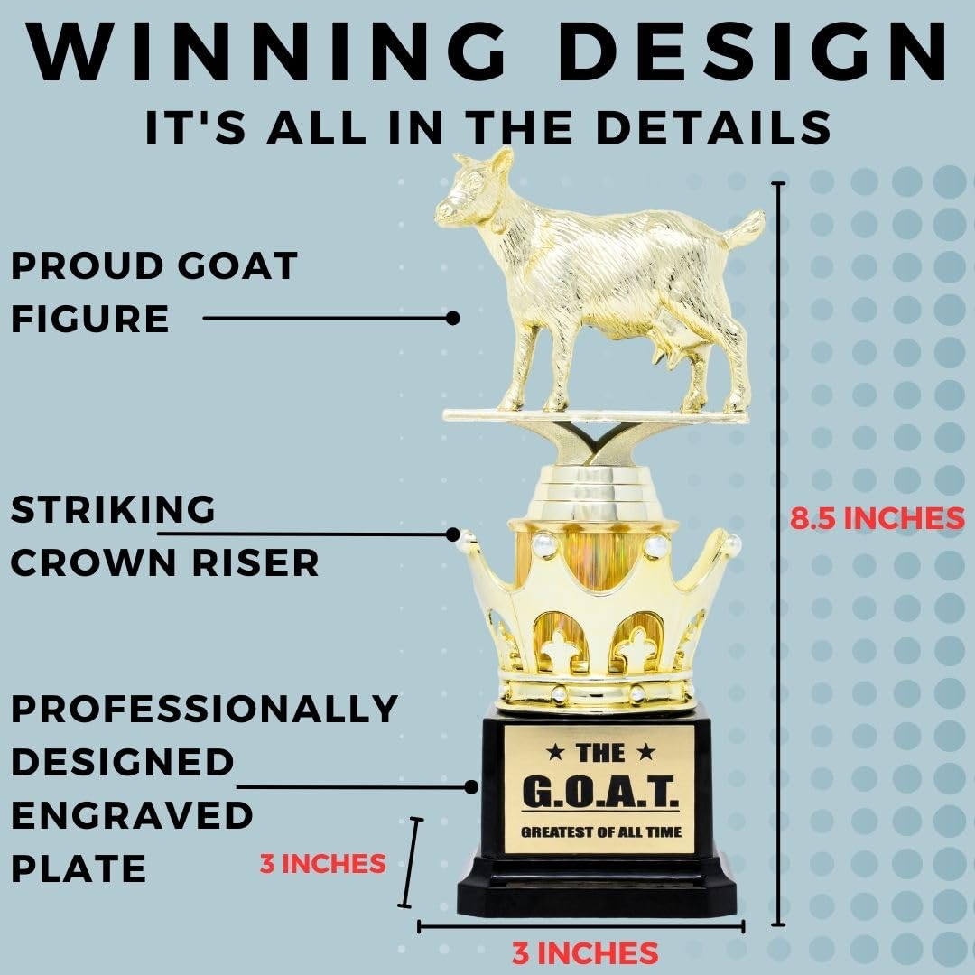 Mua Goat Trophy - G.O.A.T. - Greatest of All Time Funny Trophy Award ...