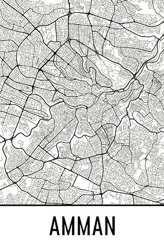 Amman Print Amman Art Amman Map Amman Jo Amman Jordan | Desertcart Kenya