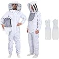 Amazon.com : CEED4U Bee Suits for Men Women with 2 Veil Hood and Gloves ...