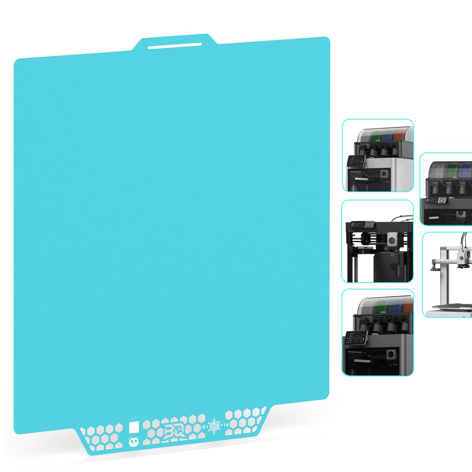 Panda Build Plate for Bambu Lab P1S P1P X1C X1E A1 3D Printers, BIQU ...