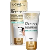L'Oréal Paris, Protector Solar Diario FPS50+ UV Defender Fluido Invisible con ácido hialurónico ...