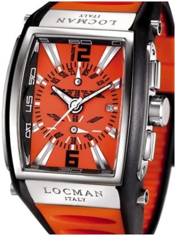 LOCMAN Mod. TREMILA OVERSIZE ORANGE: Amazon.de: Uhren