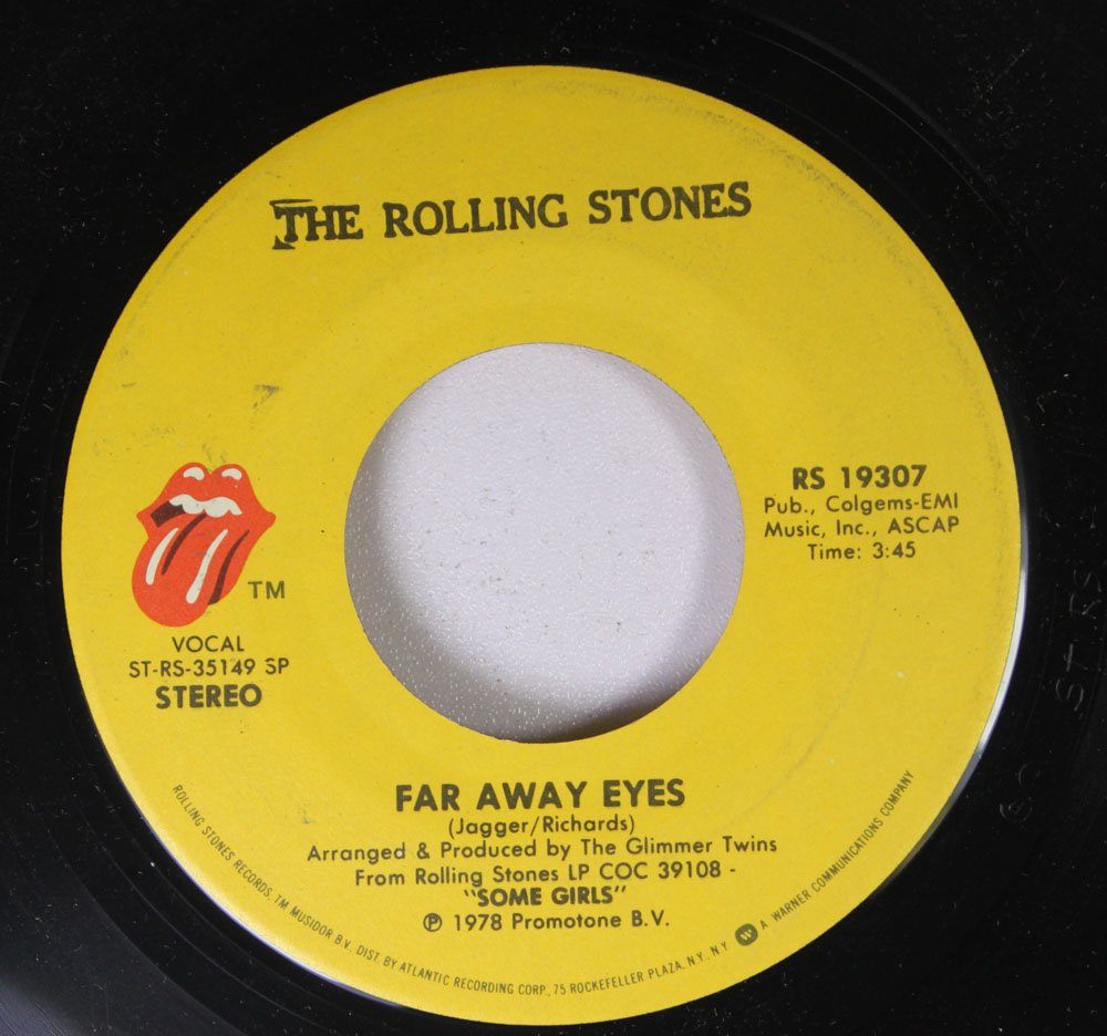 - THE ROLLING STONES 45 RPM FAR AWAY EYES / MISS YOU - Amazon.com Music